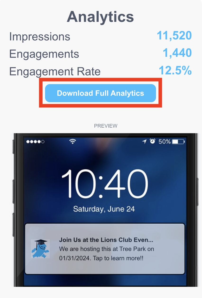 Download Alert Nudge Analytics – Larky